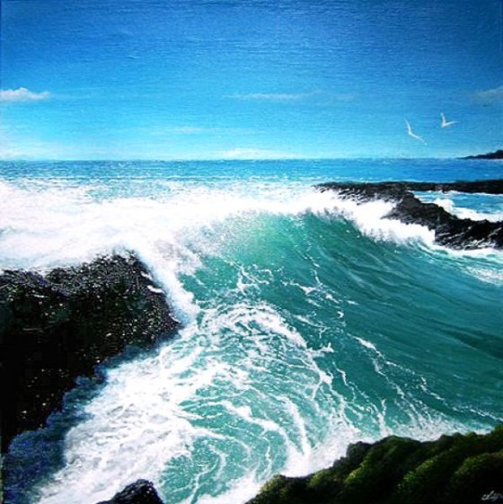 Stormy Seas... Spotlight on painter Alan Minshull - ArtWeb Blog