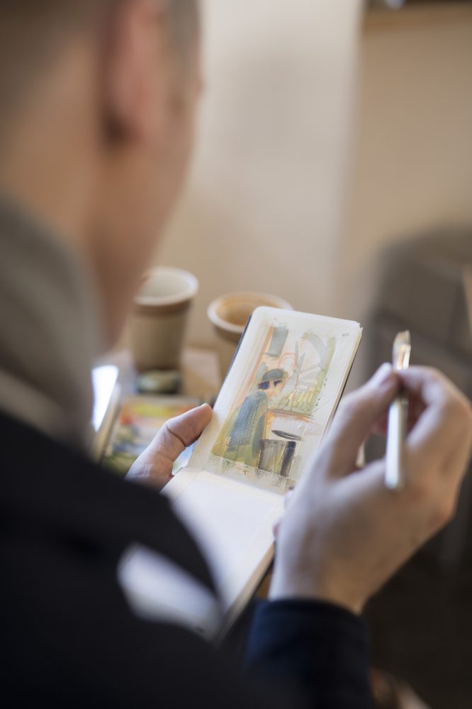 Illustrating Tokyo: Adrian Hogan on Coffee Cup Art & Social Sketching